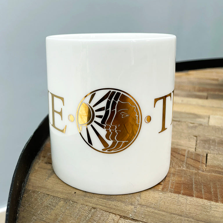 Luxury Gold Bone China Mug - Time Team Banner Logo