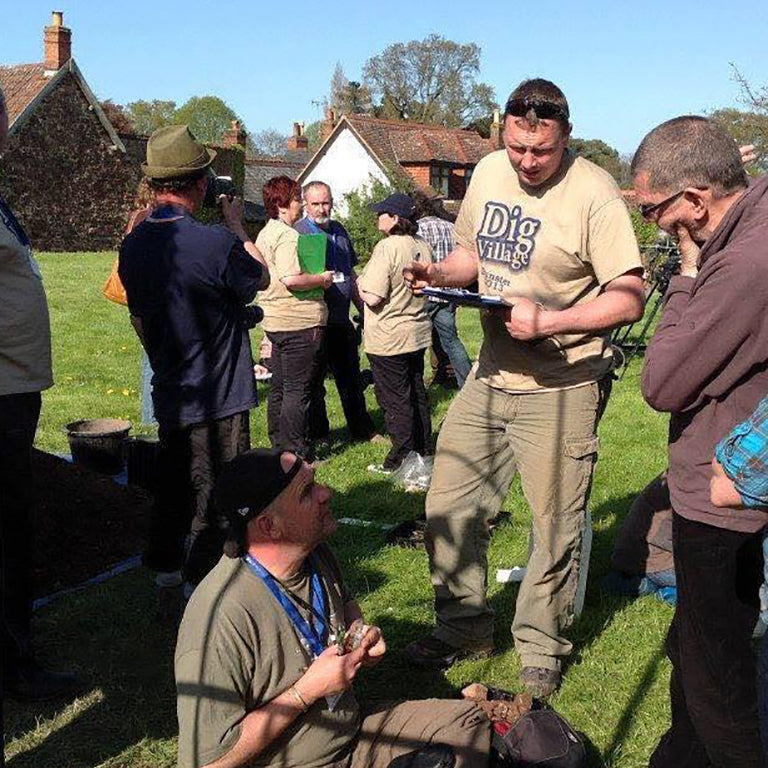 Time Team Dig Village Khaki T-Shirt